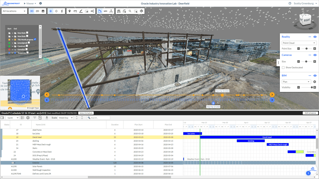 Progress Monitoring, Project Controls, & Reporting for Construction